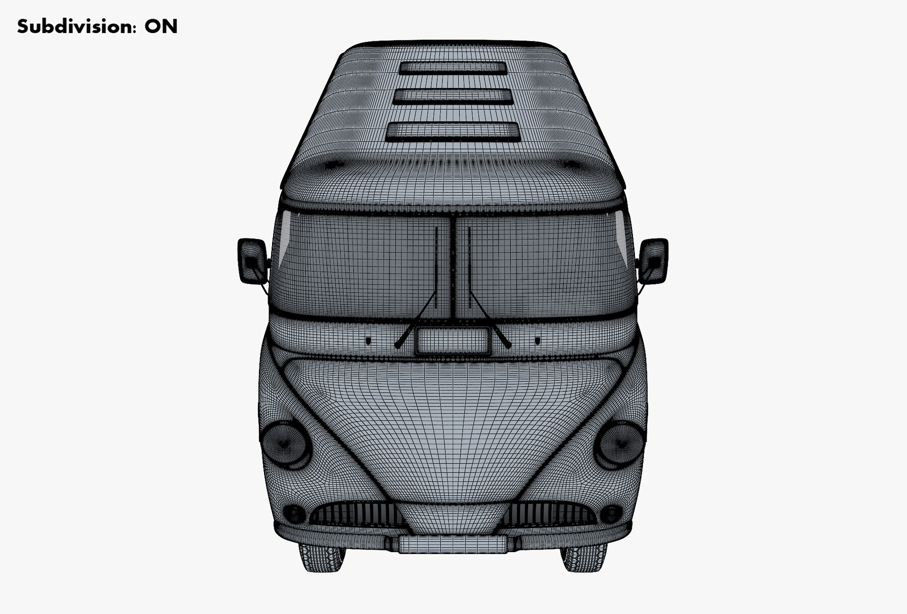 ArtStation - Generic Retro Passenger Van M 1 | Resources