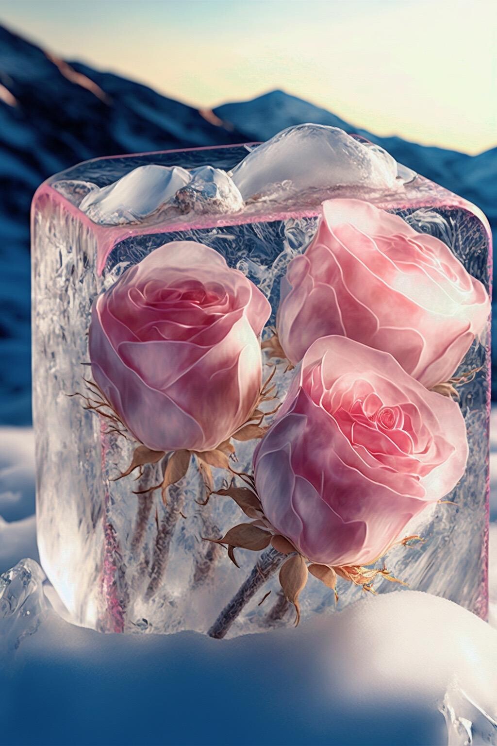 ArtStation - frozen rose | Artworks