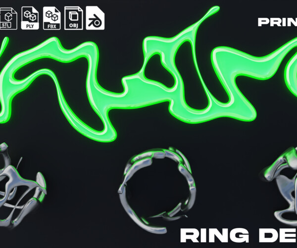 ArtStation - Liquid ring design | Resources