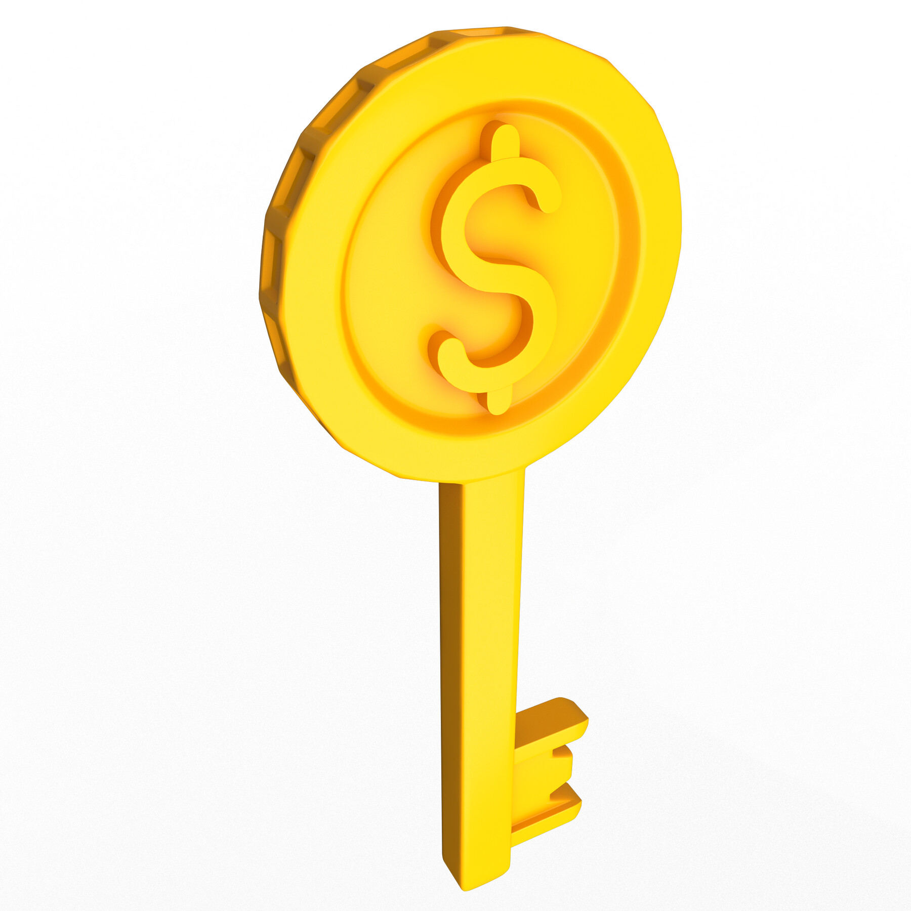 ArtStation - Key with Dollar Coin Cartoon | Resources