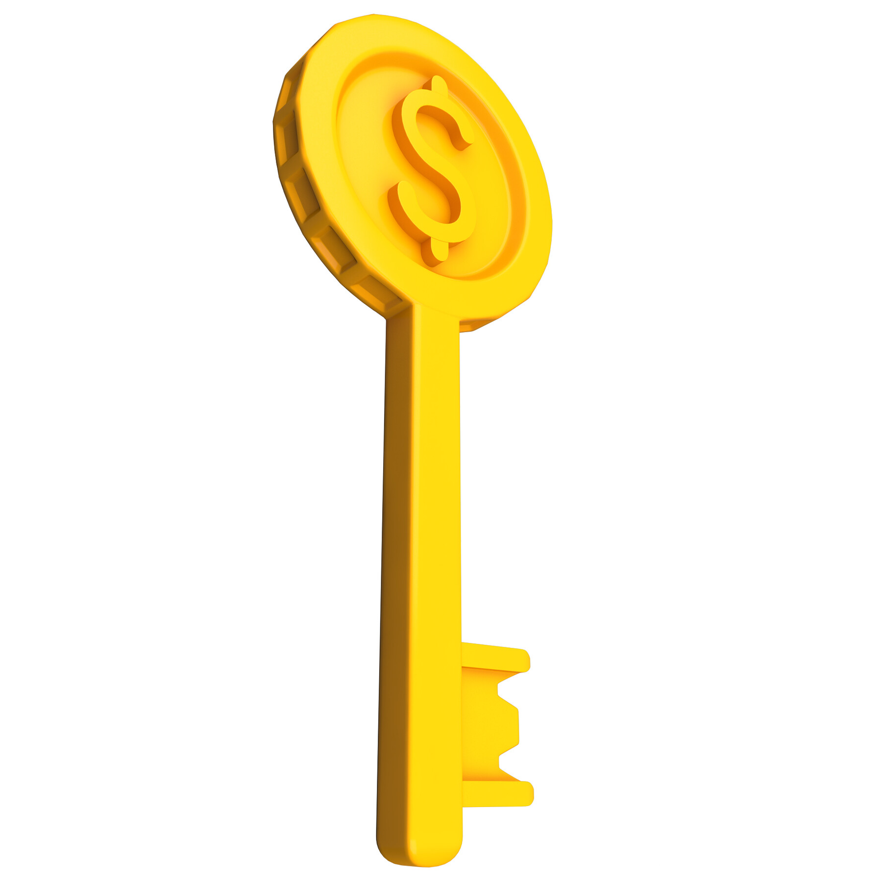ArtStation - Key with Dollar Coin Cartoon | Resources