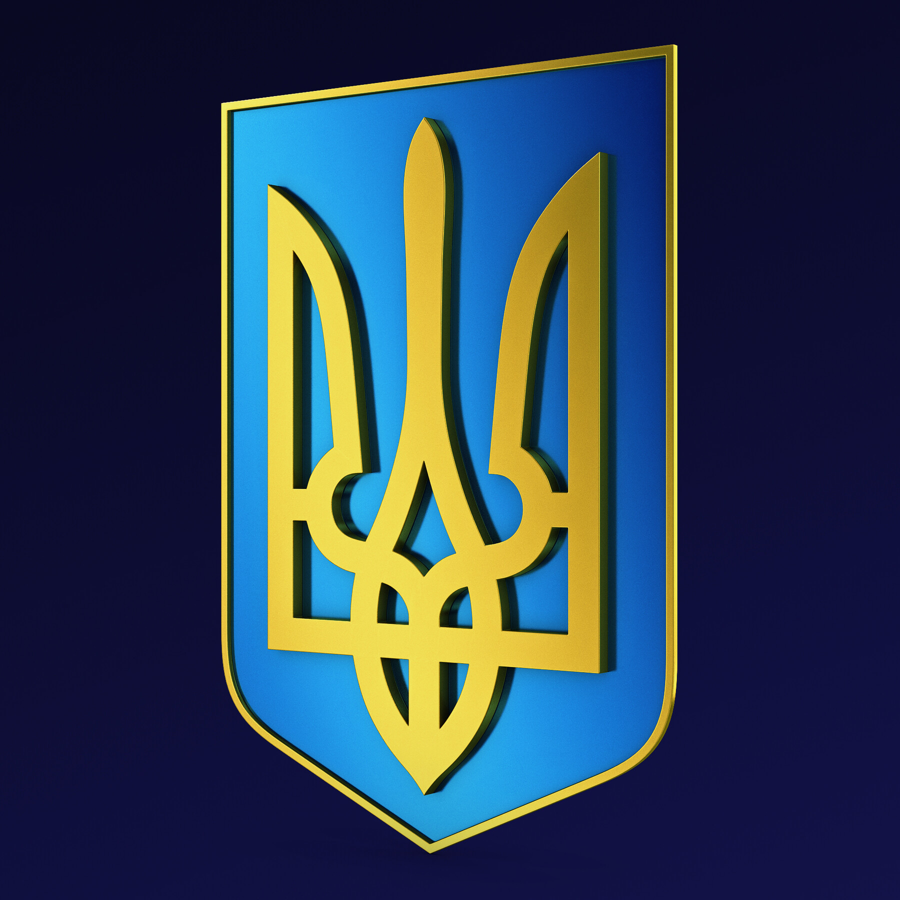 ArtStation - Ukraine State Emblem M 4 | Resources