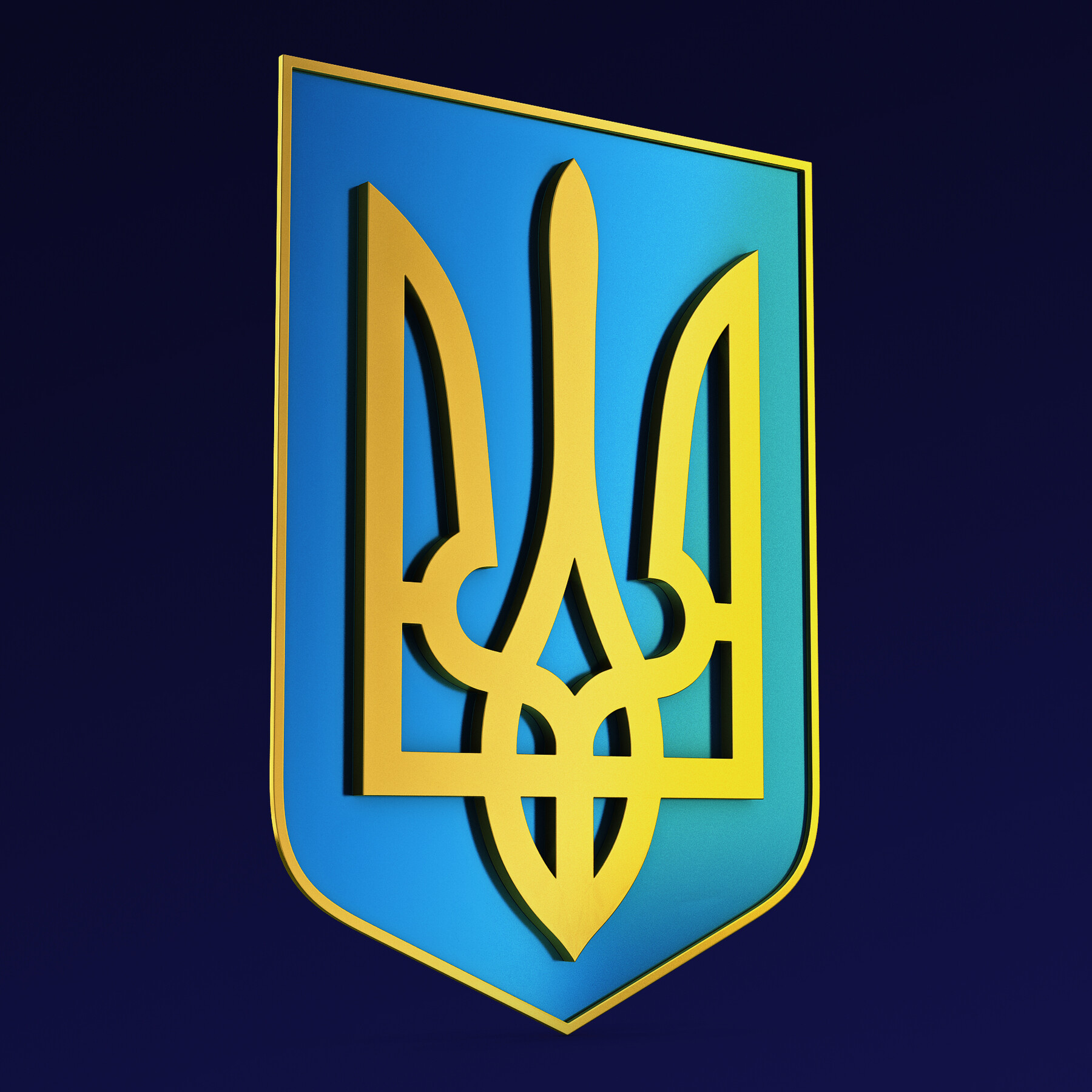 ArtStation - Ukraine State Emblem M 4 | Resources