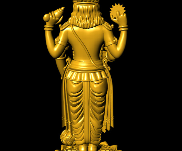 ArtStation - laxmi narayan 3d file | narayan 3d file | vishnu narayan cad file | vishnu narayan ...