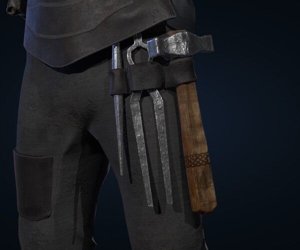 ArtStation - Elf Blacksmith | Game Assets