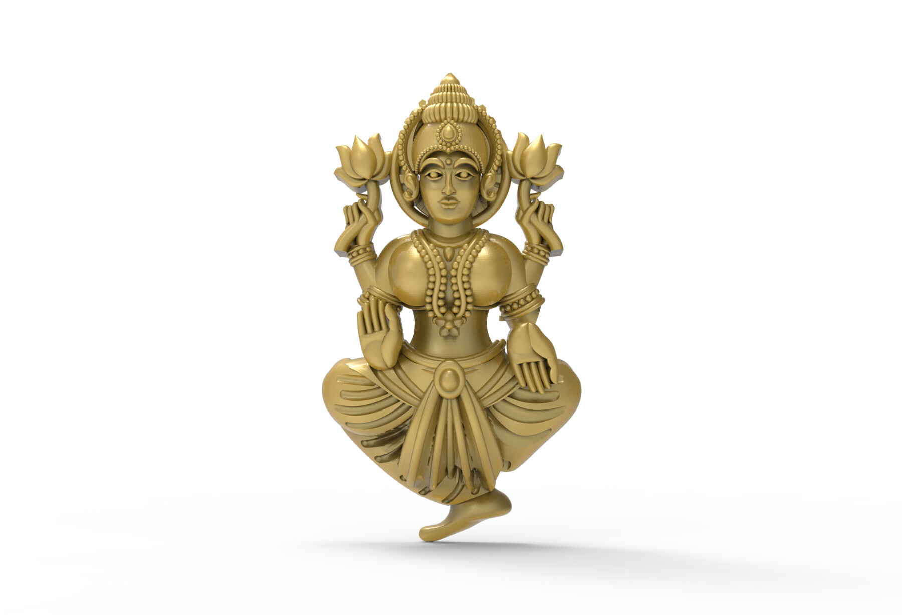 ArtStation - Laxmi pendant2 | lakshmi CAD file | laxmi jewelry file ...