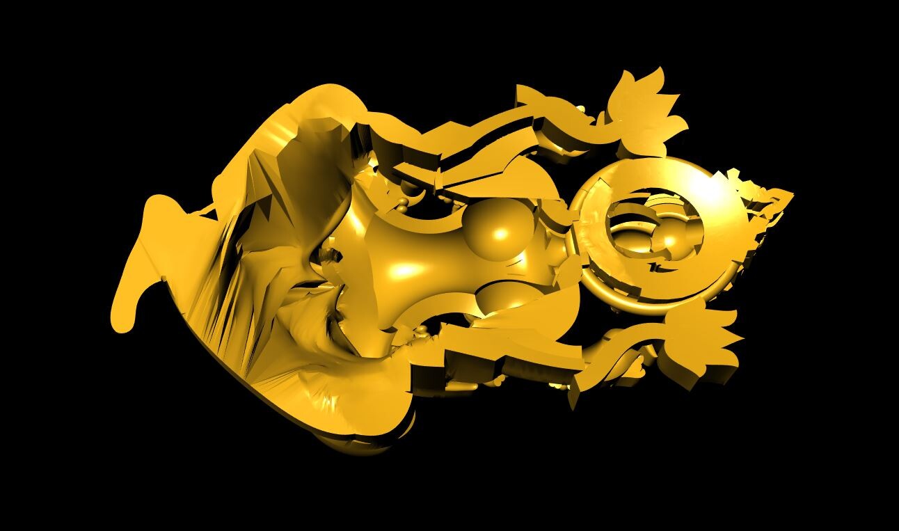 ArtStation - Laxmi pendant2 | lakshmi CAD file | laxmi jewelry file ...