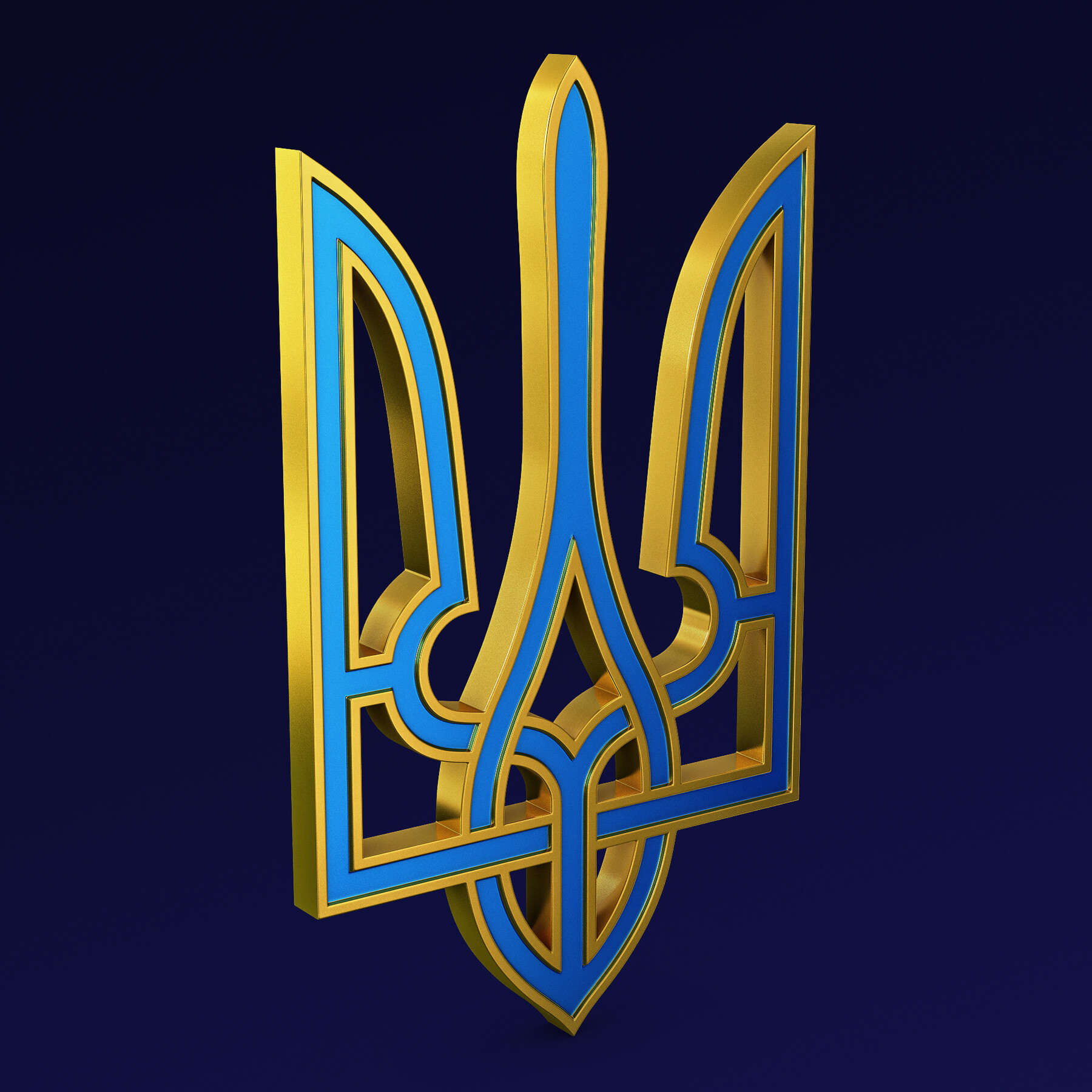 ArtStation - Ukraine State Emblem M 7 | Resources