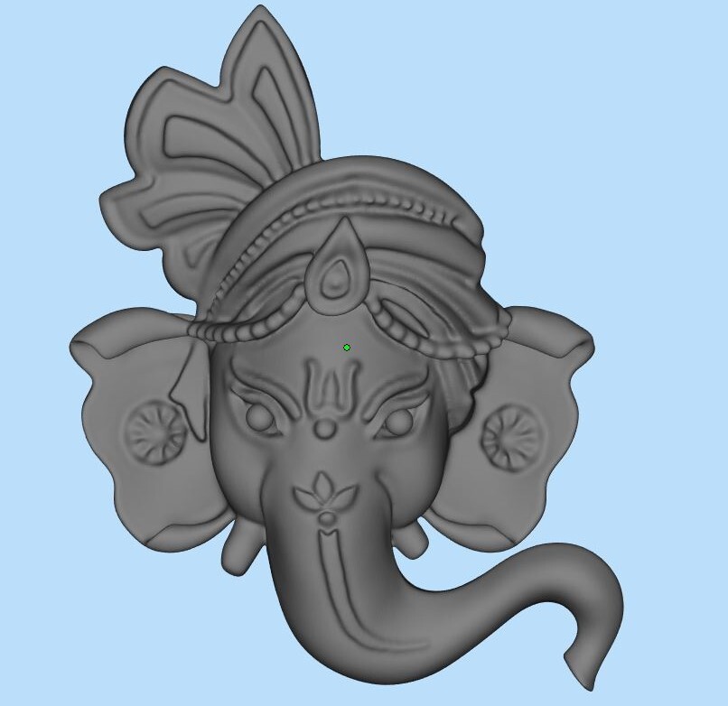 ArtStation - Ganesha pendant | ganesh pendant CAD file | Indian God ...