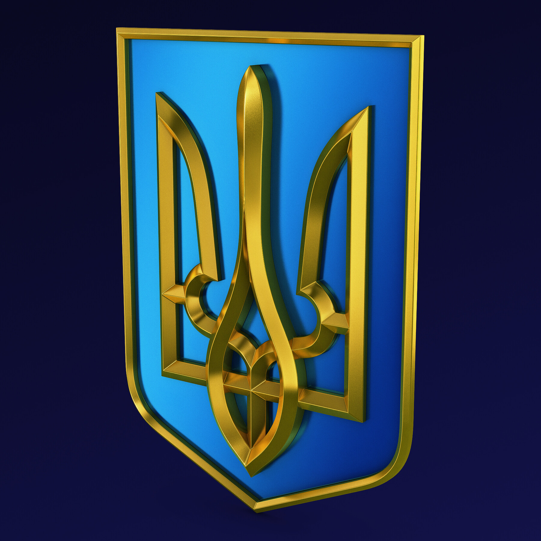 ArtStation - Ukraine State Emblem M 10 | Resources