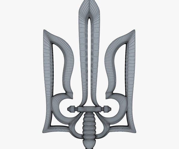 ArtStation - Stylized Ukrainian Tryzub M 1 | Resources