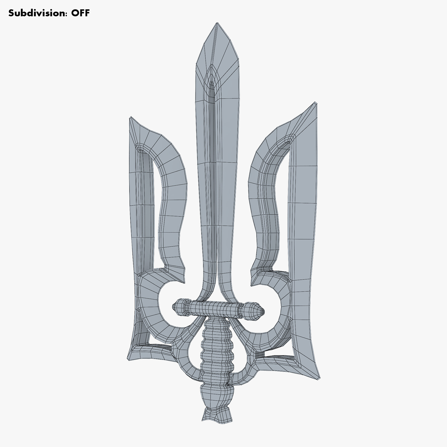 ArtStation - Stylized Ukrainian Tryzub M 1 | Resources