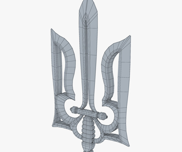 ArtStation - Stylized Ukrainian Tryzub M 1 | Resources