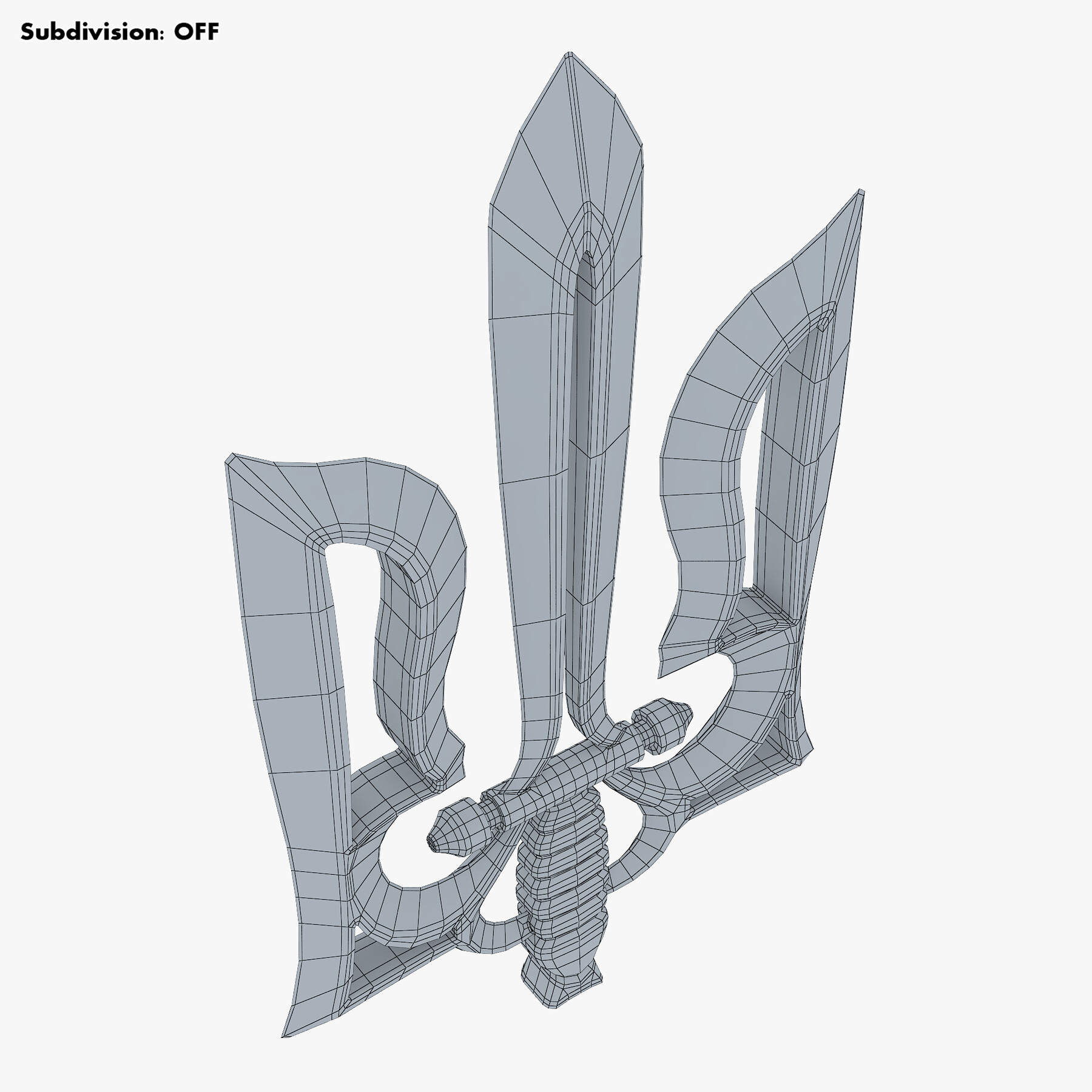 ArtStation - Stylized Ukrainian Tryzub M 1 | Resources