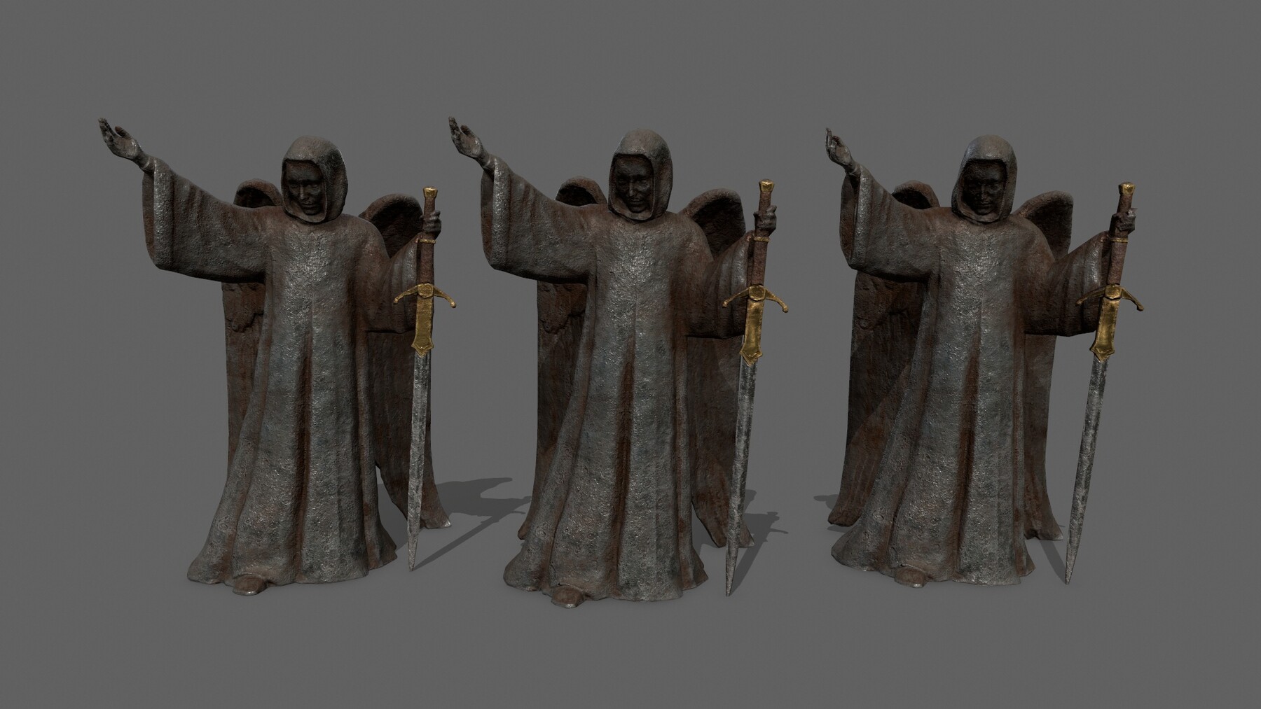 ArtStation - Angel Statue 2 | Game Assets