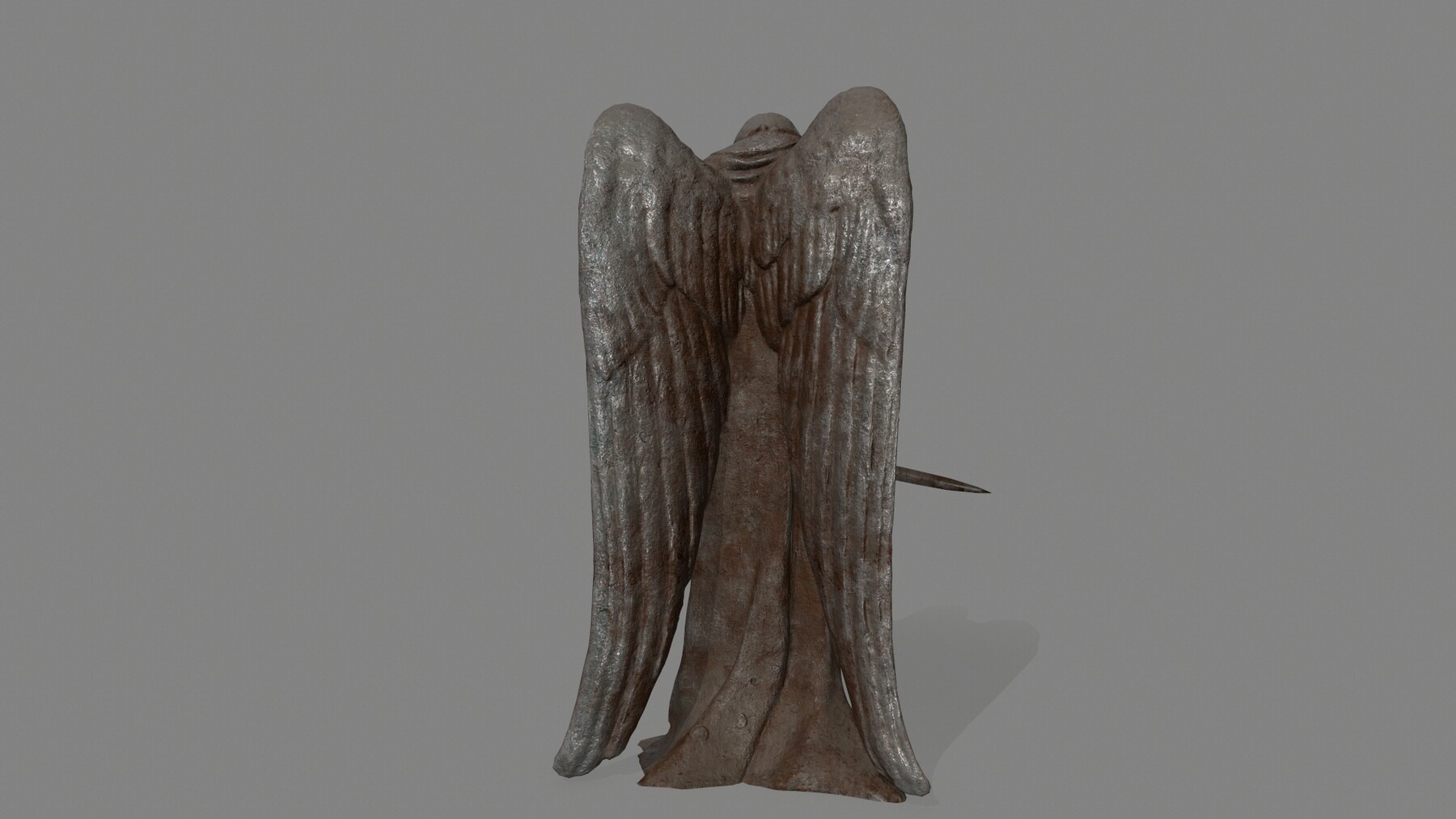 ArtStation - Angel Statue 3 | Game Assets