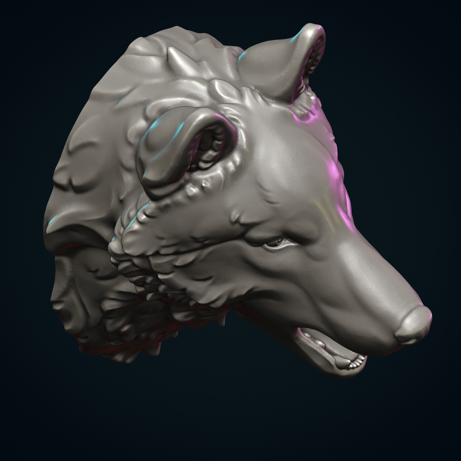 ArtStation - Wolf Head | Resources