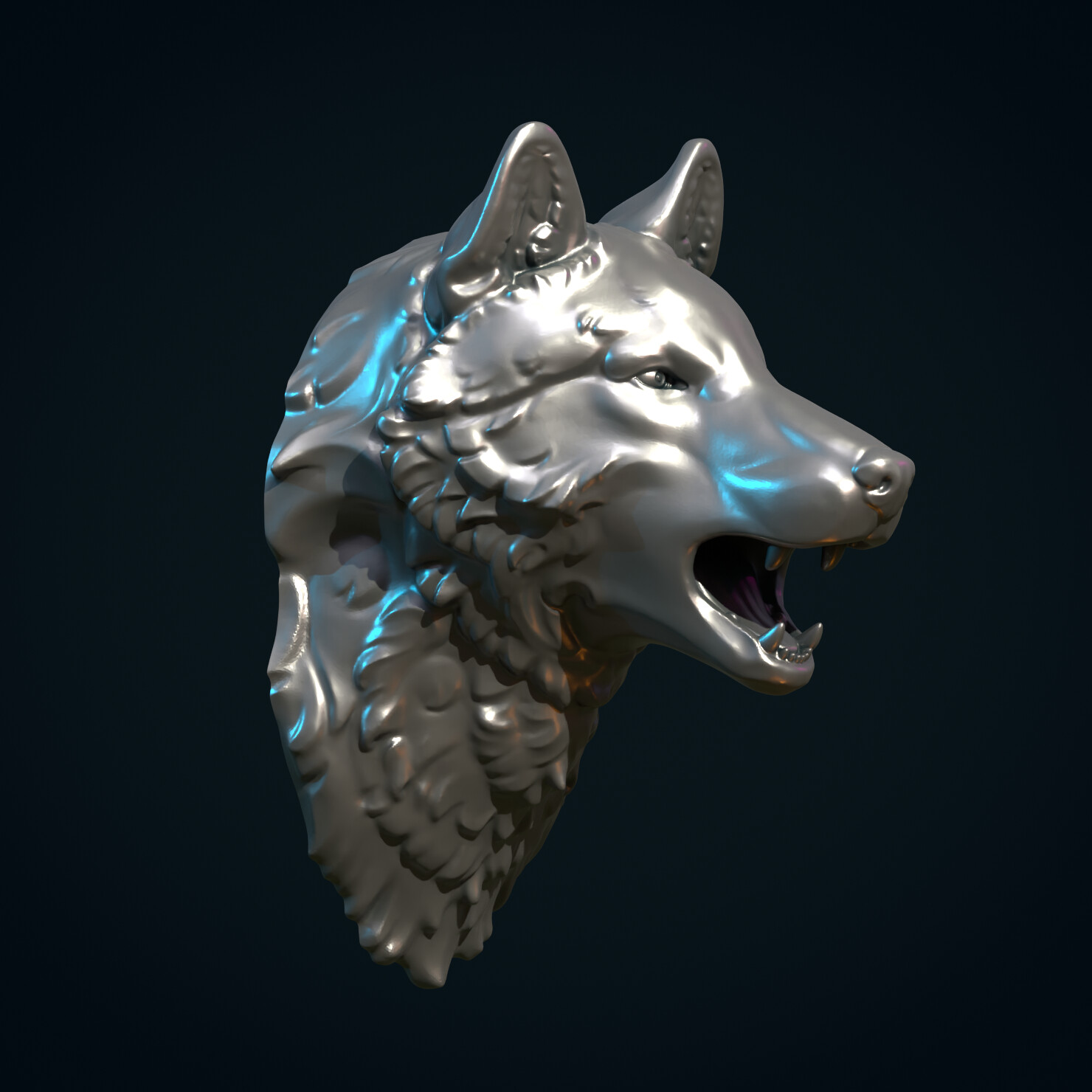 ArtStation - Wolf Head | Resources