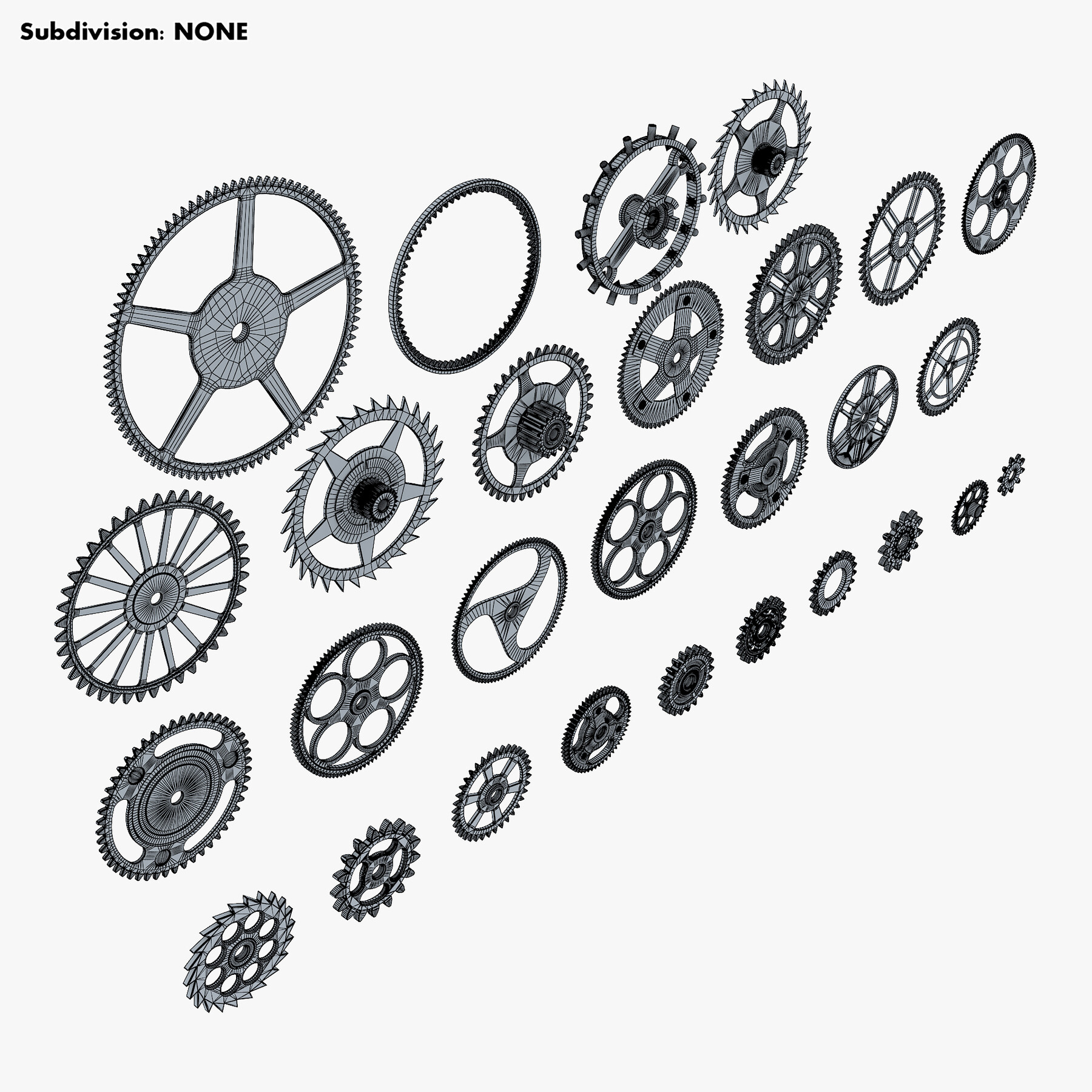 ArtStation - Gears Set v 2 | Resources