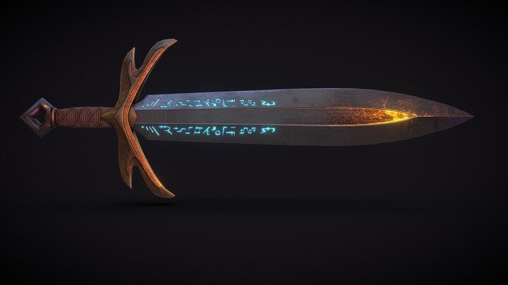 ArtStation - Sword Of Fate - Low Poly | Game Assets