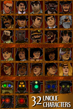 ArtStation - Steampunk Character Portraits | Game Assets