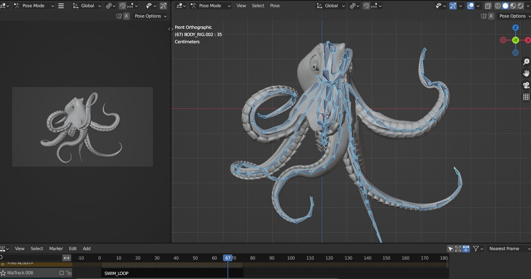 ArtStation - Animated Octopus- Giant Pacific | Game Assets