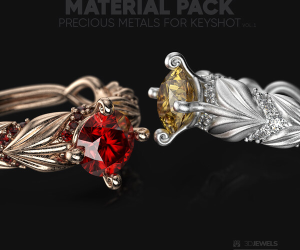 ArtStation - Precious Metal Material Pack for KeyShot Rendering | Resources
