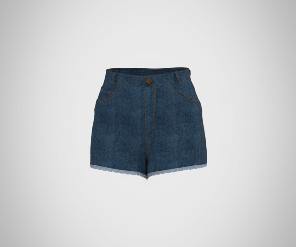 ArtStation - 3D DENIM SHORT / WOMEN | Resources
