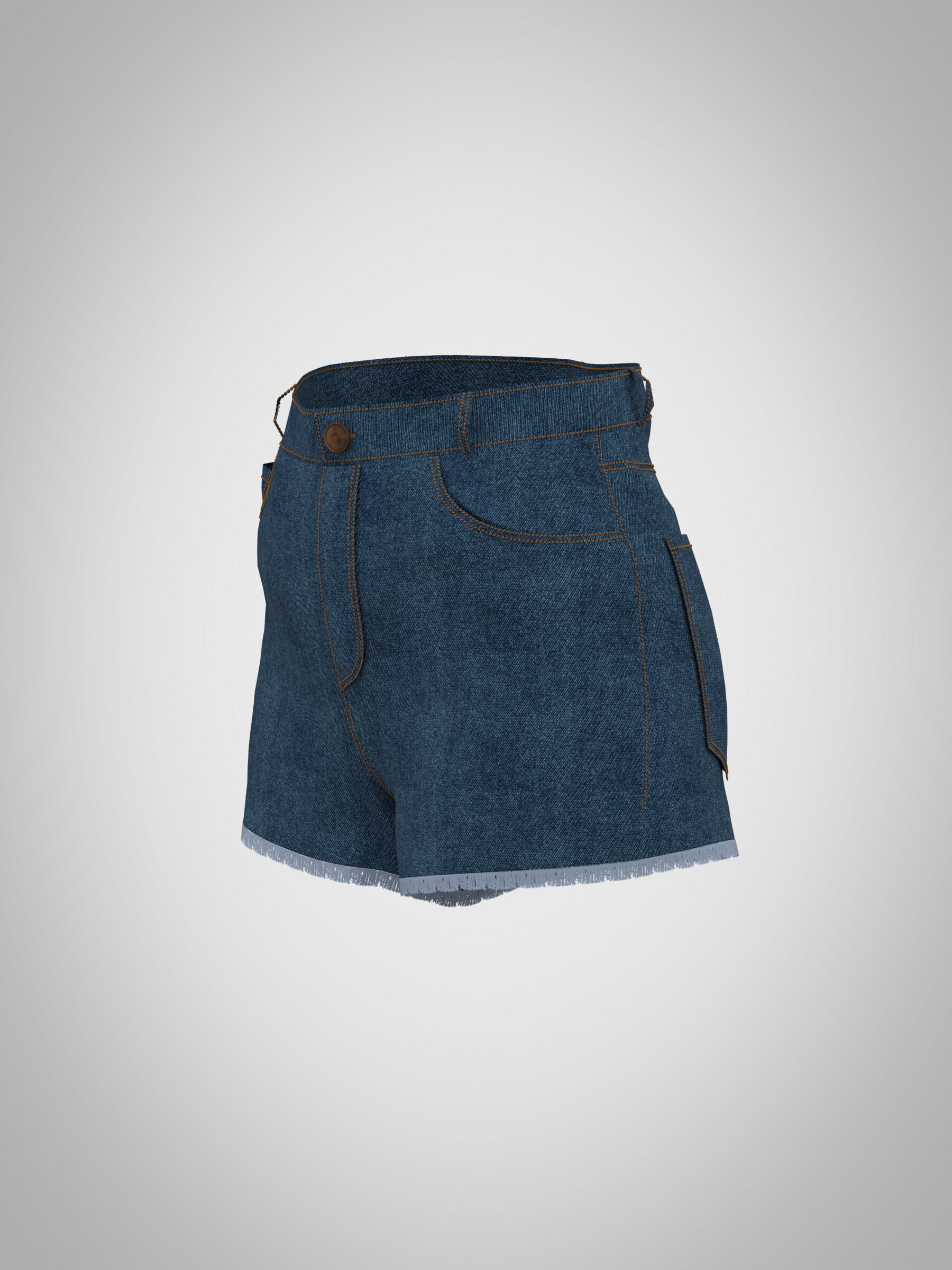 ArtStation - 3D DENIM SHORT / WOMEN | Resources