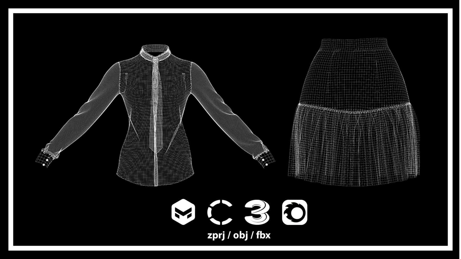 ArtStation - School Uniform | Game Assets