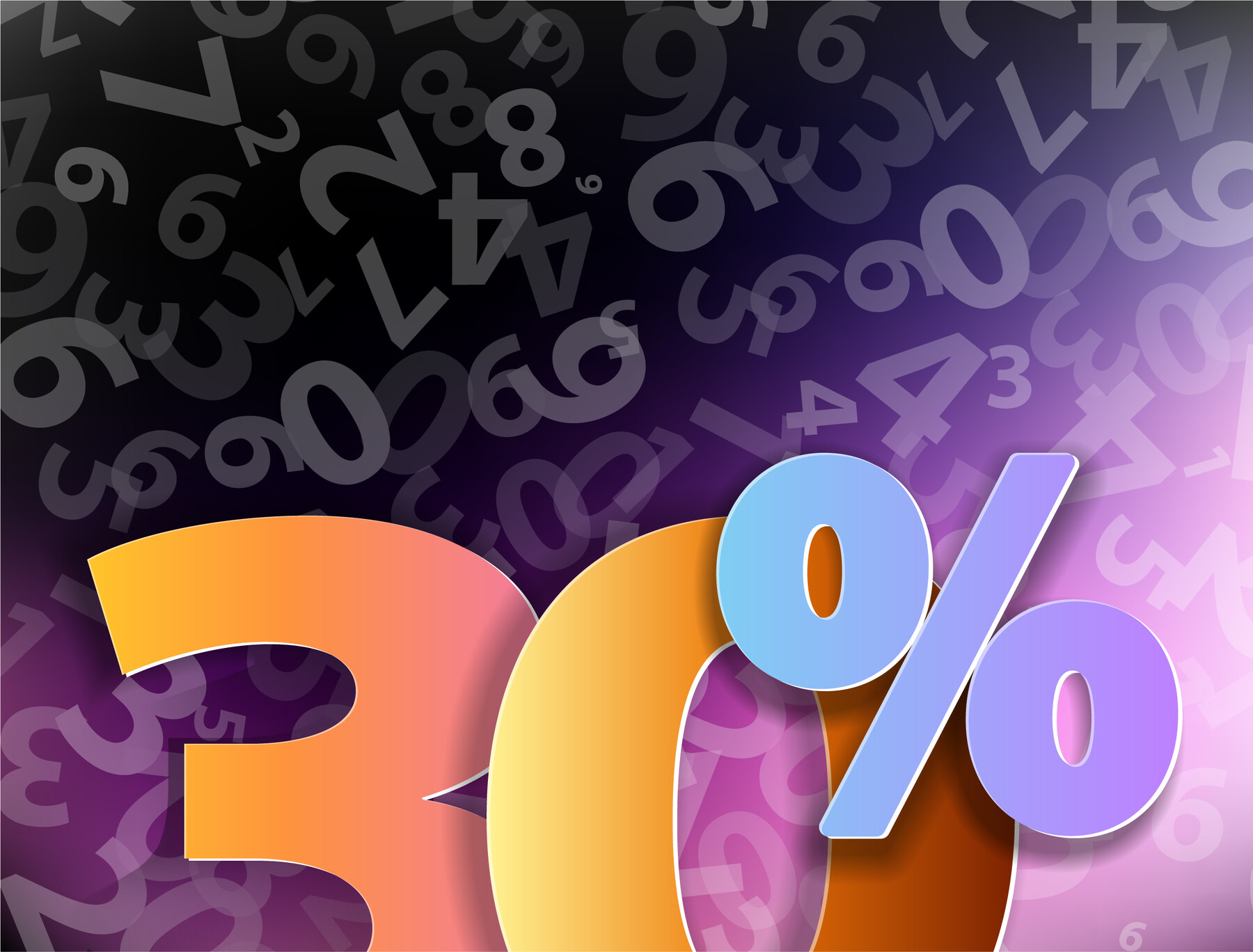 ArtStation - Banner for sale with the inscription 30 percen | Artworks