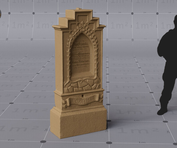 ArtStation - Graveyard Tombstone Frame - high quality, render ready ...
