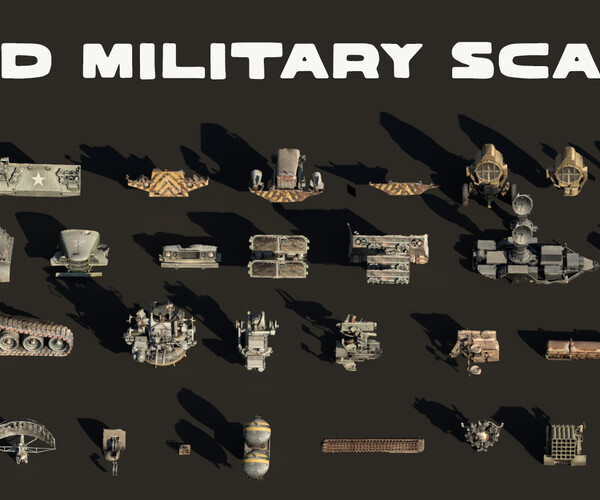 ArtStation - Old Military scanned assets | Resources