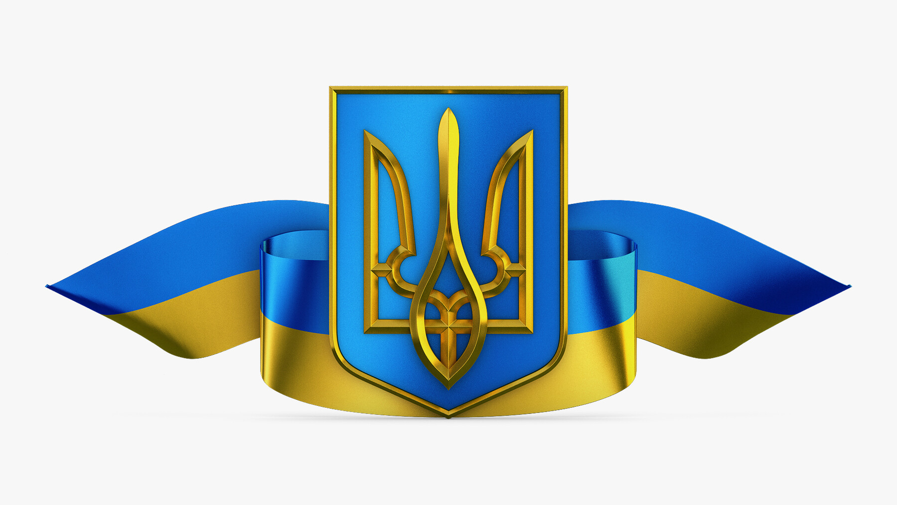 ArtStation - Ukraine State Emblem Flag M 1 | Resources