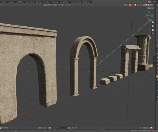 ArtStation - Ancient Ruins Kitbash | Game Assets