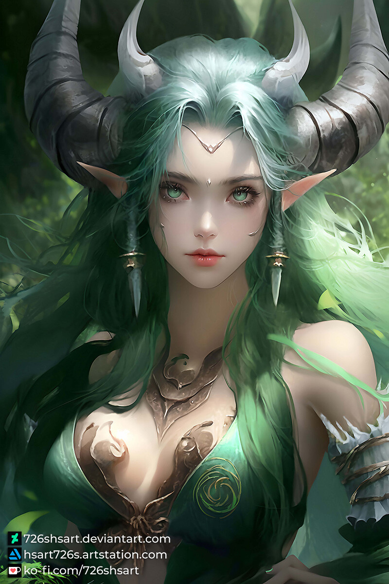 ArtStation - (24) The Wardens of The Forest - Complete set (Images + Prompts) | Artworks