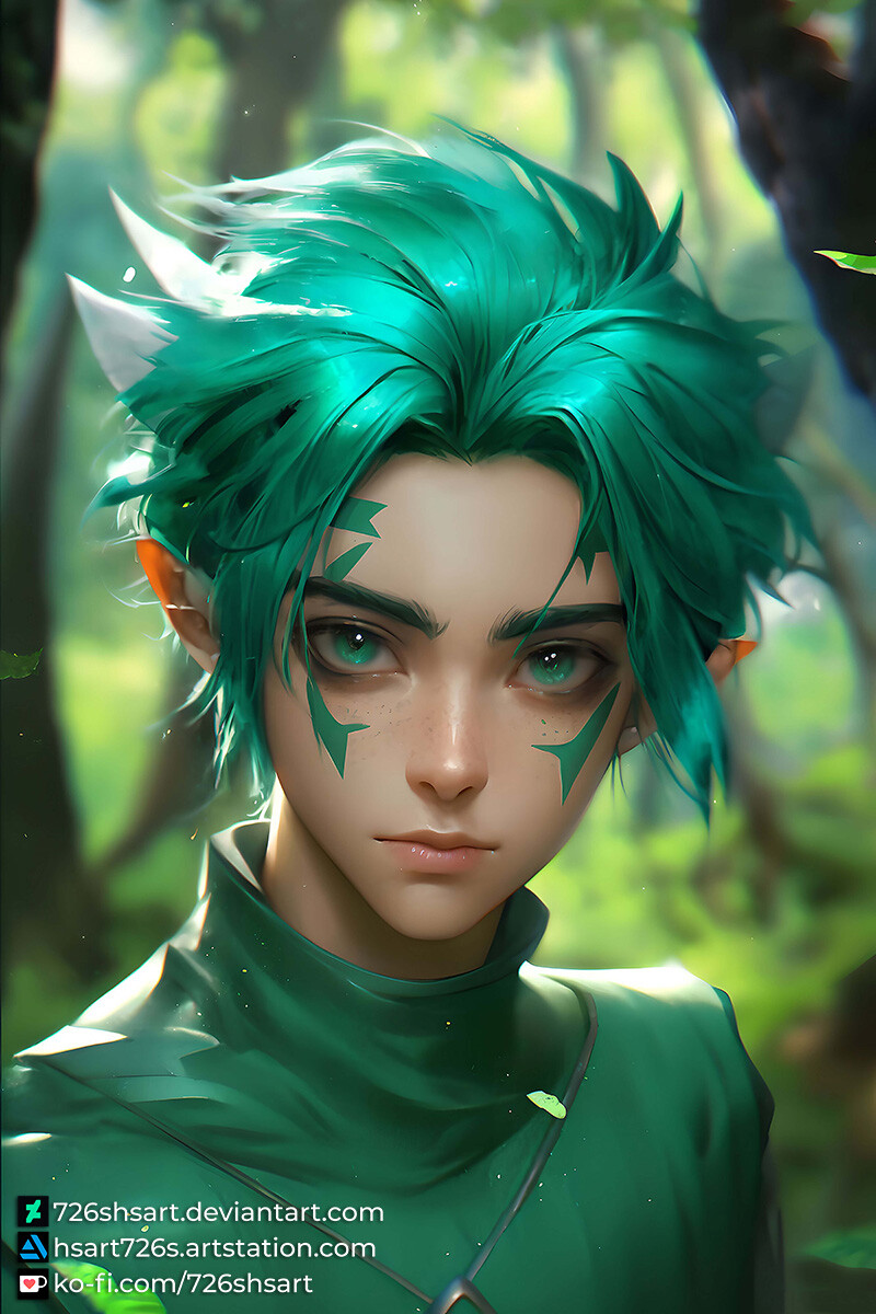 ArtStation - (24) The Wardens of The Forest - Complete set (Images + Prompts) | Artworks