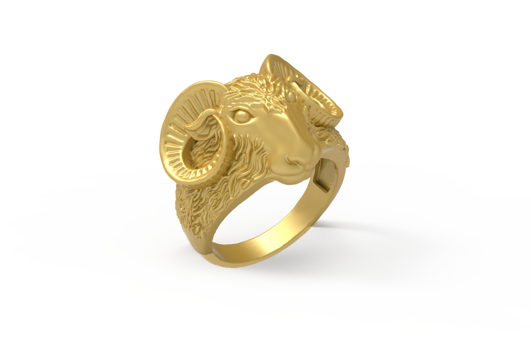ArtStation - sheep head ring | sheep ring | animal ring | art ring ...