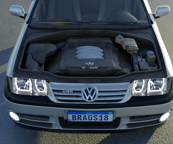 ArtStation - vw parati VR6 | Resources