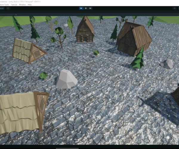 ArtStation - Unity VFX - Rainy Ground | Game Assets