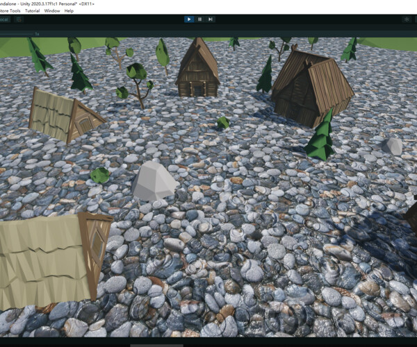 ArtStation - Unity VFX - Rainy Ground | Game Assets