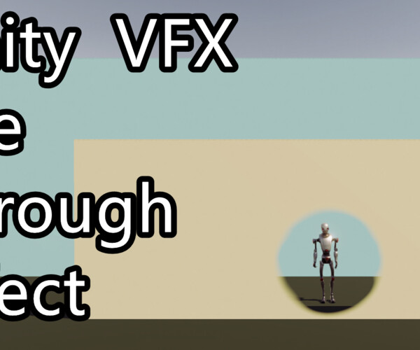 Artstation Unity Vfx See Through Effect Game Assets