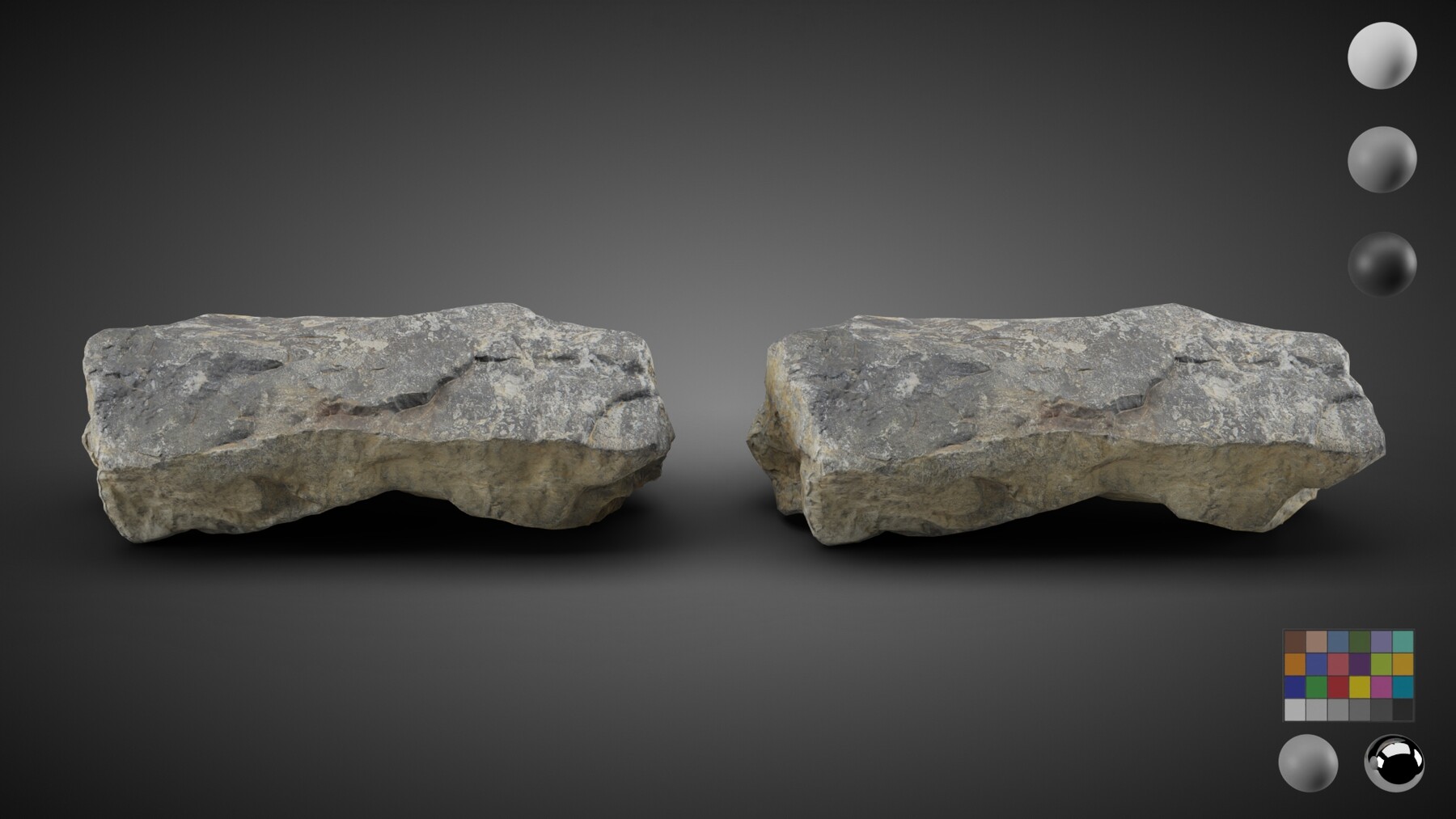 ArtStation - 9 Scan Stones | Game Assets
