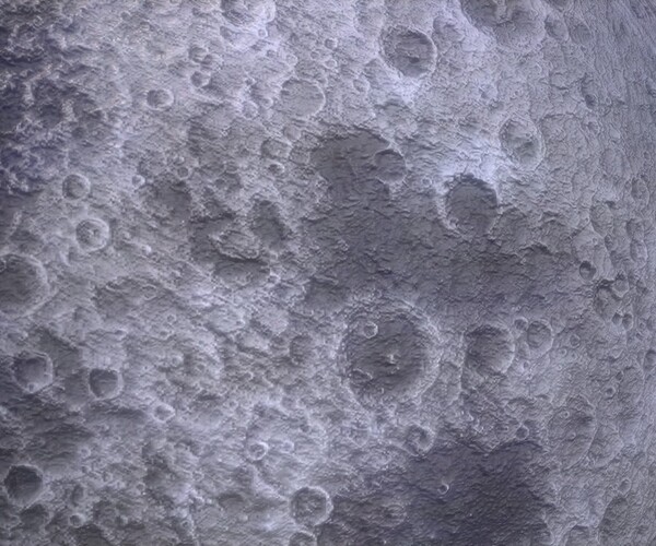 ArtStation - Earth's Moon - 4k PBR Substance Material | Resources