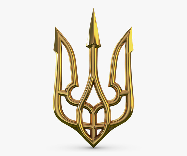 ArtStation - Stylized Ukrainian Tryzub M 2 | Resources