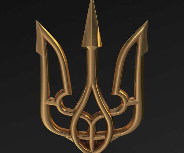 ArtStation - Stylized Ukrainian Tryzub M 2 | Resources