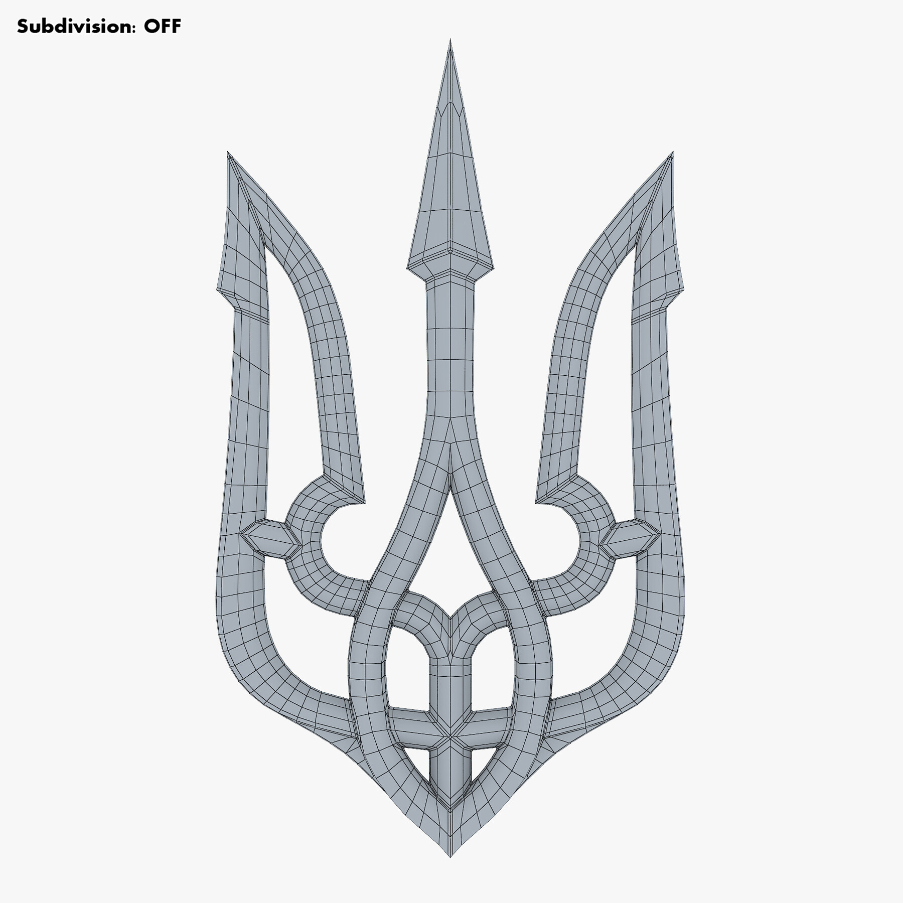 ArtStation - Stylized Ukrainian Tryzub M 2 | Resources