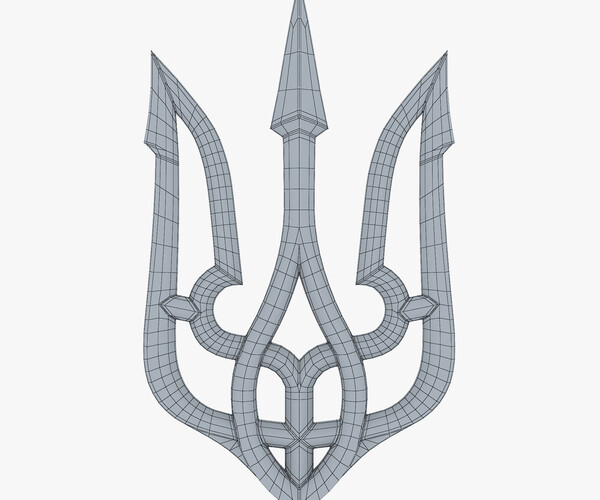 ArtStation - Stylized Ukrainian Tryzub M 2 | Resources