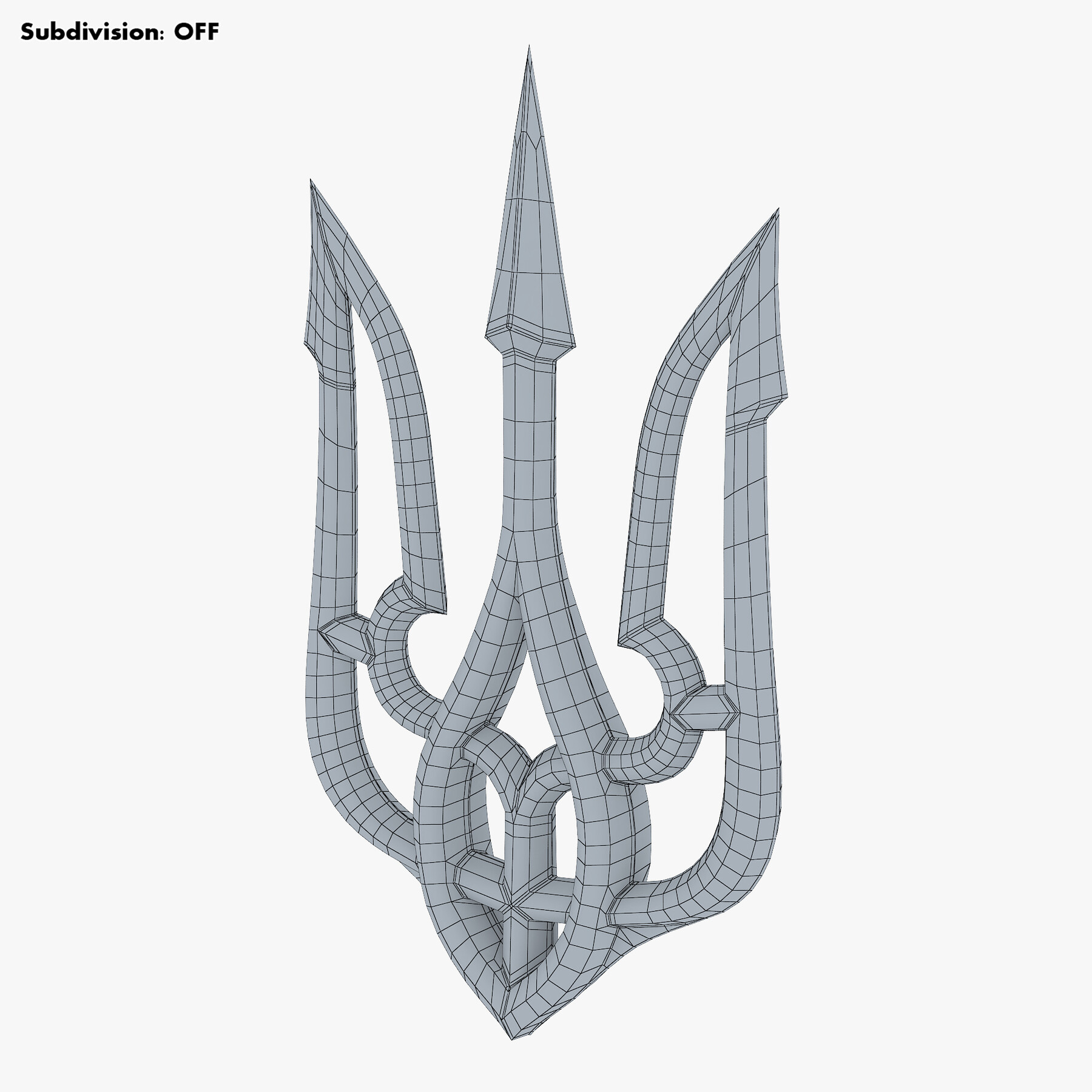 ArtStation - Stylized Ukrainian Tryzub M 2 | Resources