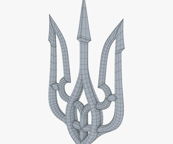 ArtStation - Stylized Ukrainian Tryzub M 2 | Resources